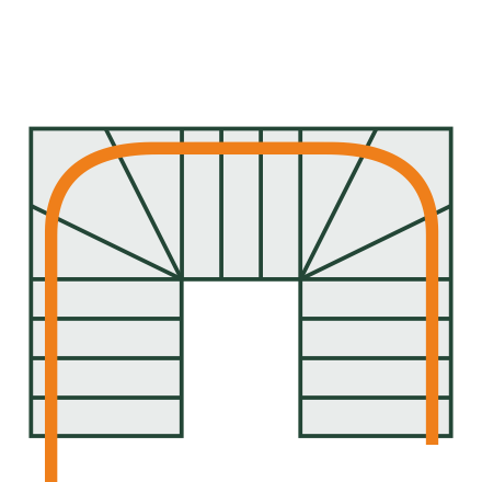 Stair Configurations - Oakland Stairlifts
